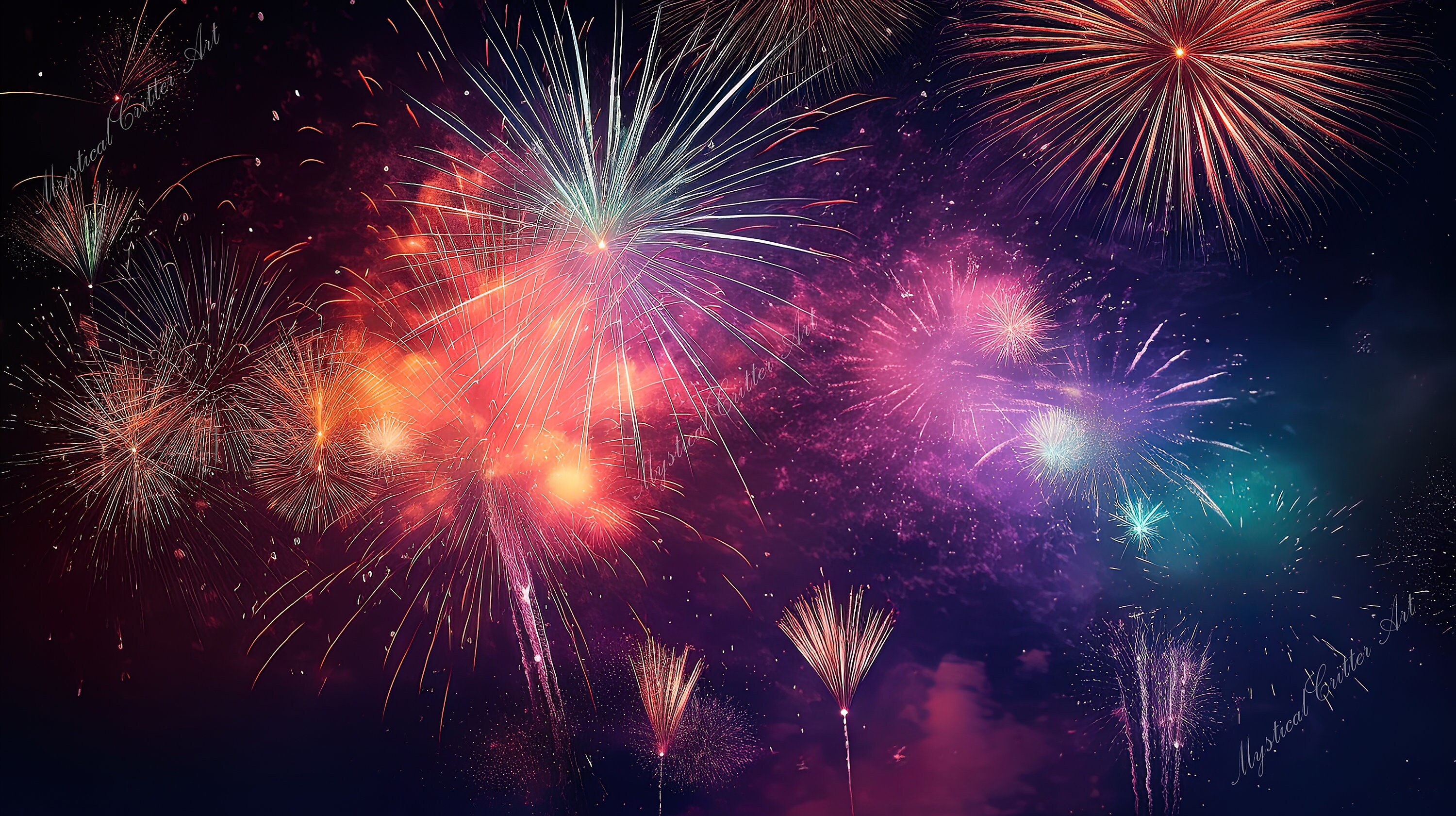 Firework Desktop Wallpapers, Firework Computer Backgrounds for Instant ...