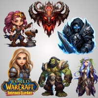 Updated. World of Warcraft Class Icons - Digital Download .PNG & .SVG ...