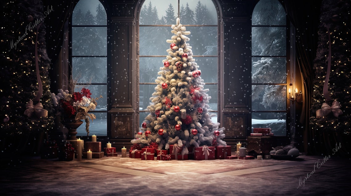 Christmas Tree Desktop Wallpapers, Festive Computer Backgrounds for ...