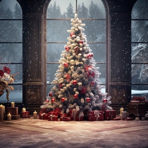 Christmas Tree Desktop Wallpapers, Festive Computer Backgrounds for ...