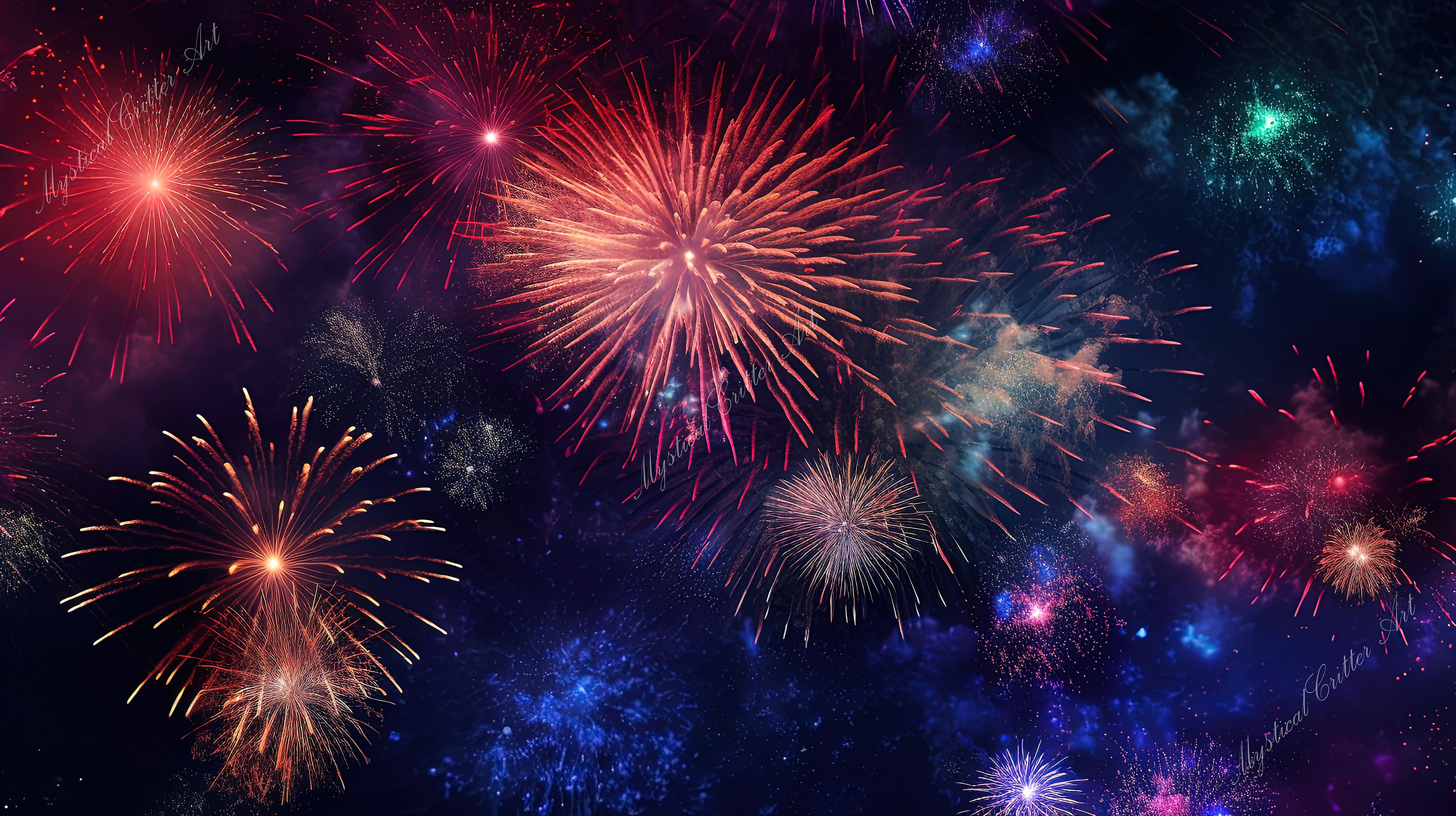 Firework Desktop Wallpapers, Firework Computer Backgrounds for Instant ...