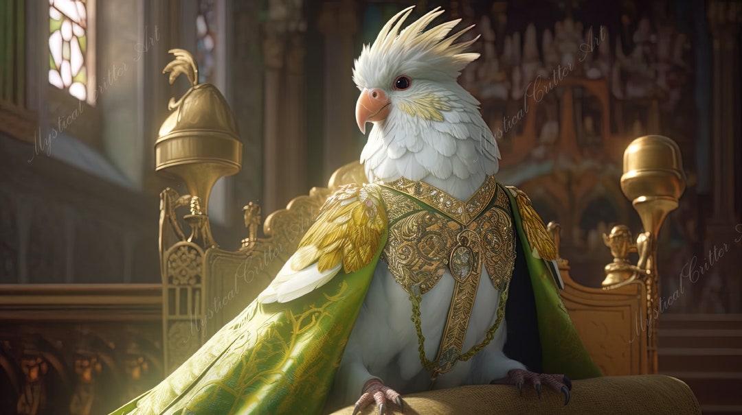 Medieval Fantasy Cockatiels II Digital Images, Desktop Background ...