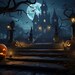 Spooky Halloween Desktop Wallpaper, Digital Download for a Festive ...