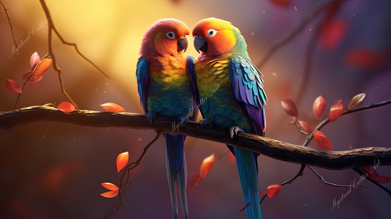 Valentine's Day Bird Desktop Wallpapers, Adorable Bird Computer ...