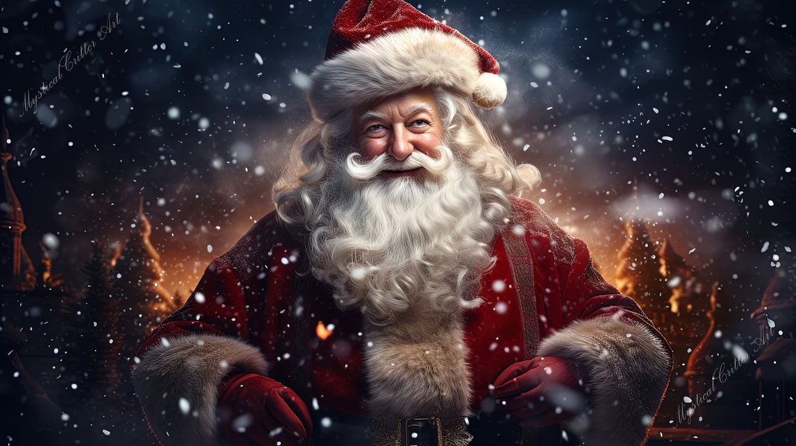 Santa Claus Desktop Wallpapers, Festive Computer Backgrounds for ...
