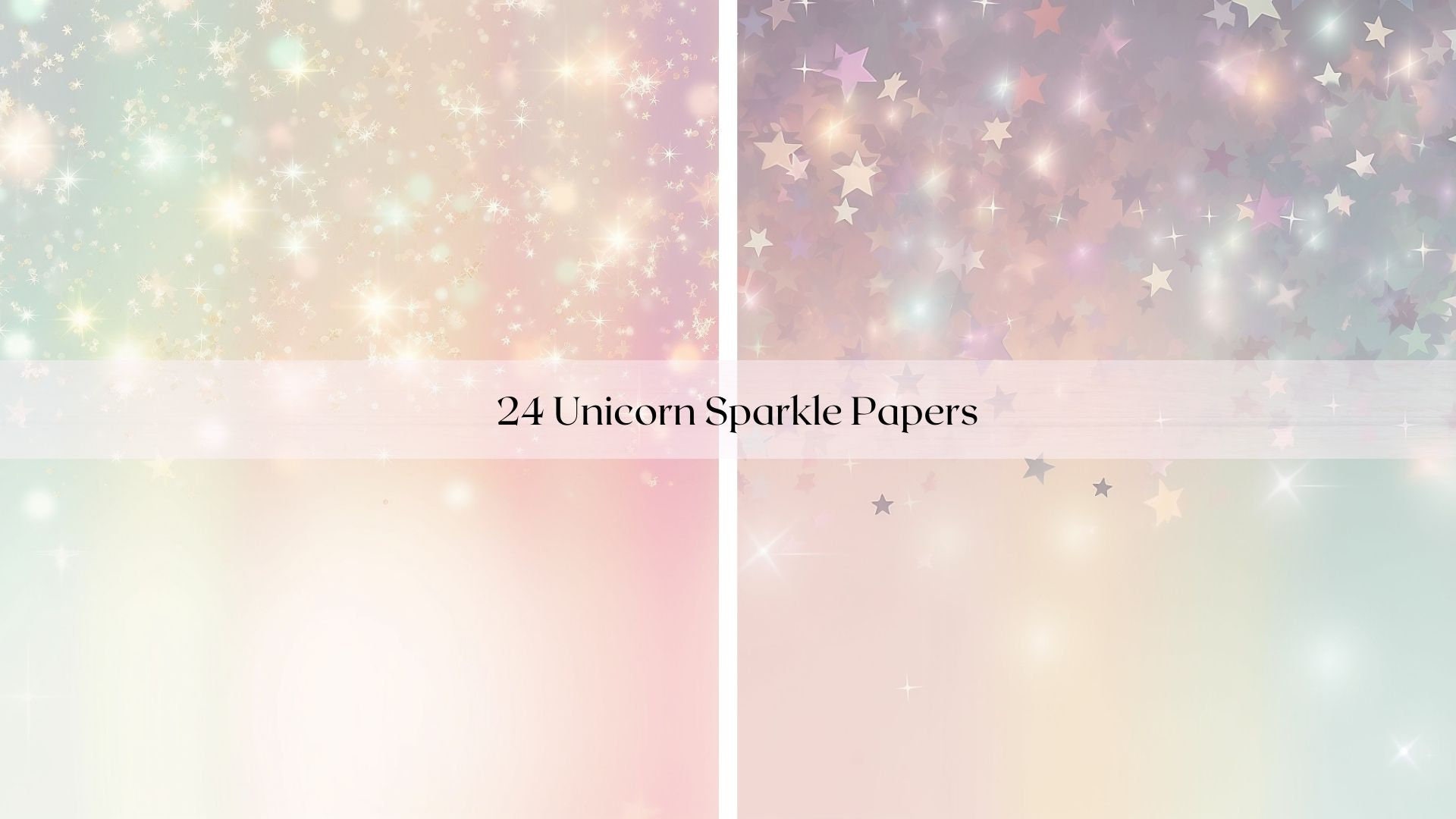Pastel Watercolor Digital Paper Pastel Stars Digital Paper - Etsy