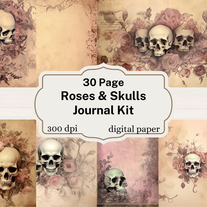 Paper Skull - Etsy