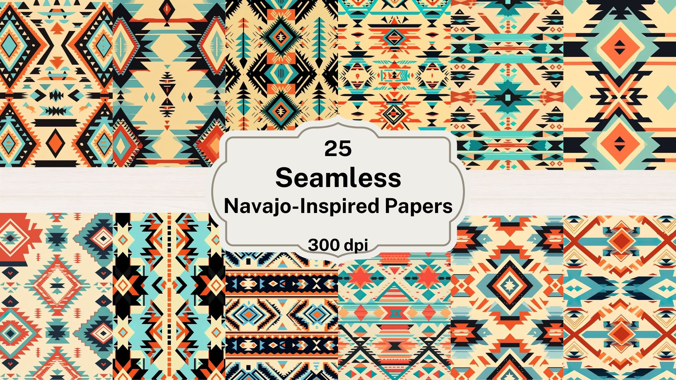 Navajo Print Wallpaper