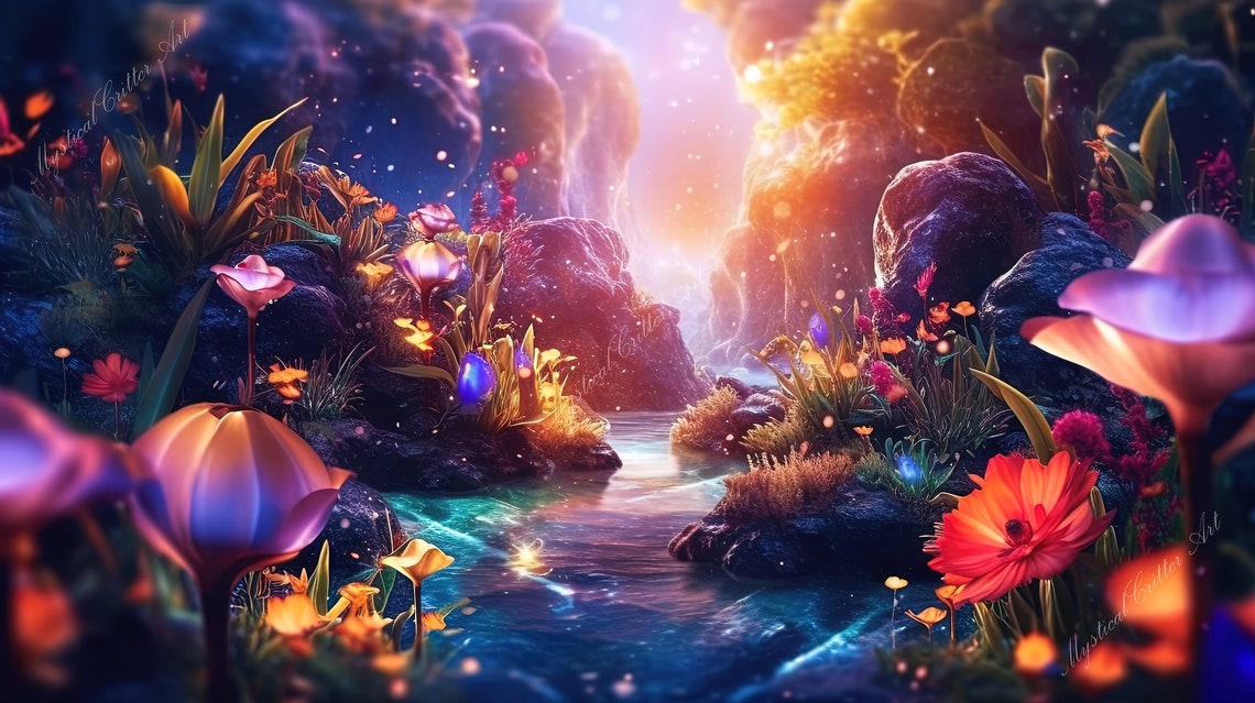 Magical Backgrounds Computer Wallpaper Digital Wallpaper - Etsy