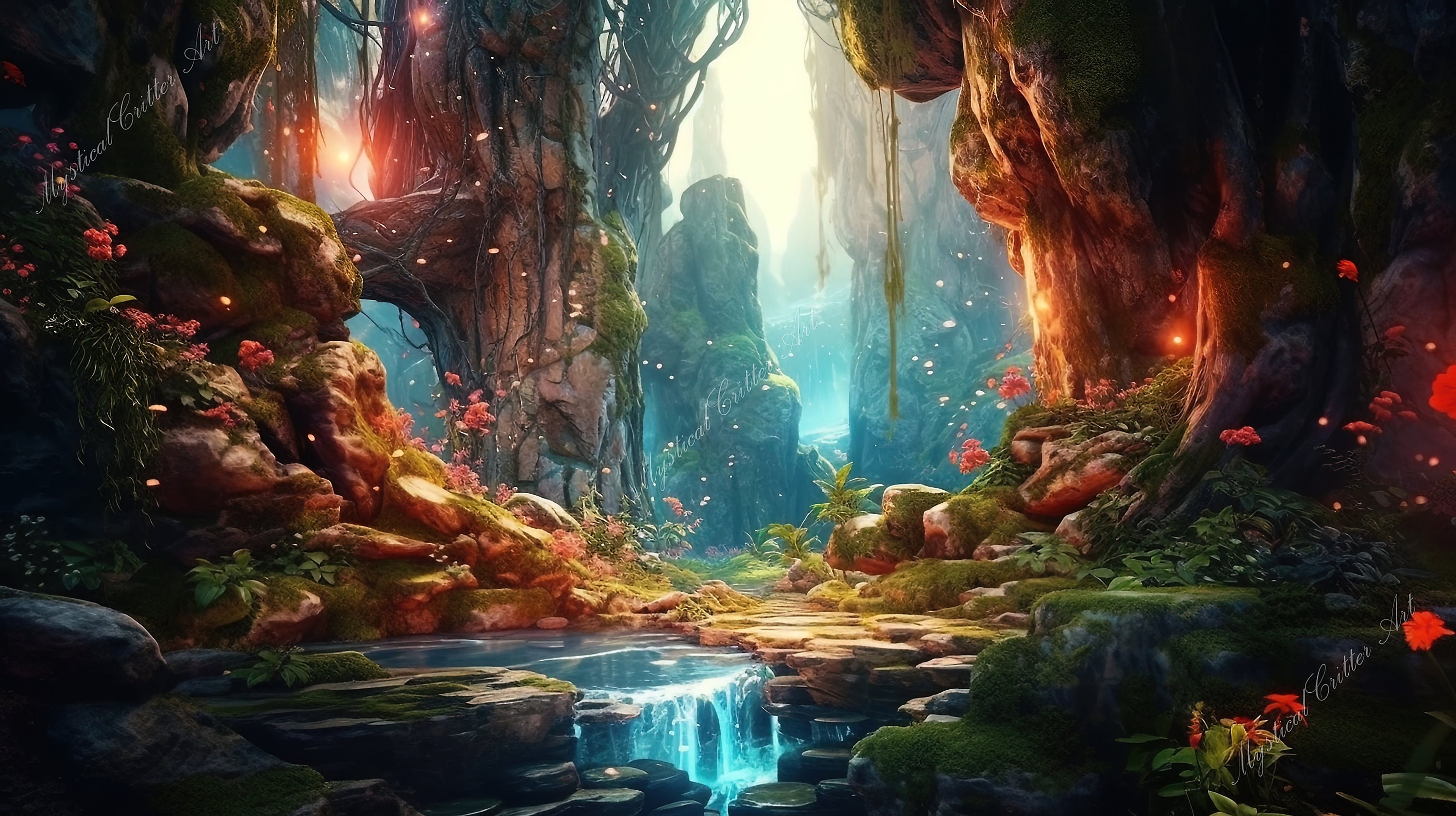 Magical Backgrounds Computer Wallpaper Digital Wallpaper - Etsy