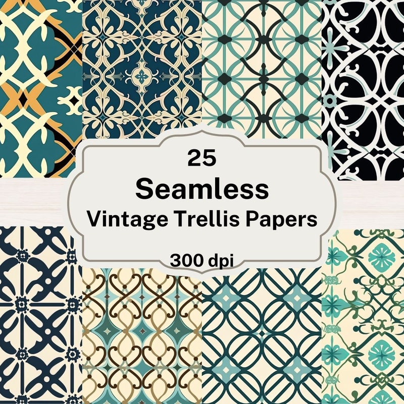 Trellis Pattern - Etsy