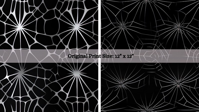 Spider Web Digital Paper Seamless Spider Web Pattern - Etsy