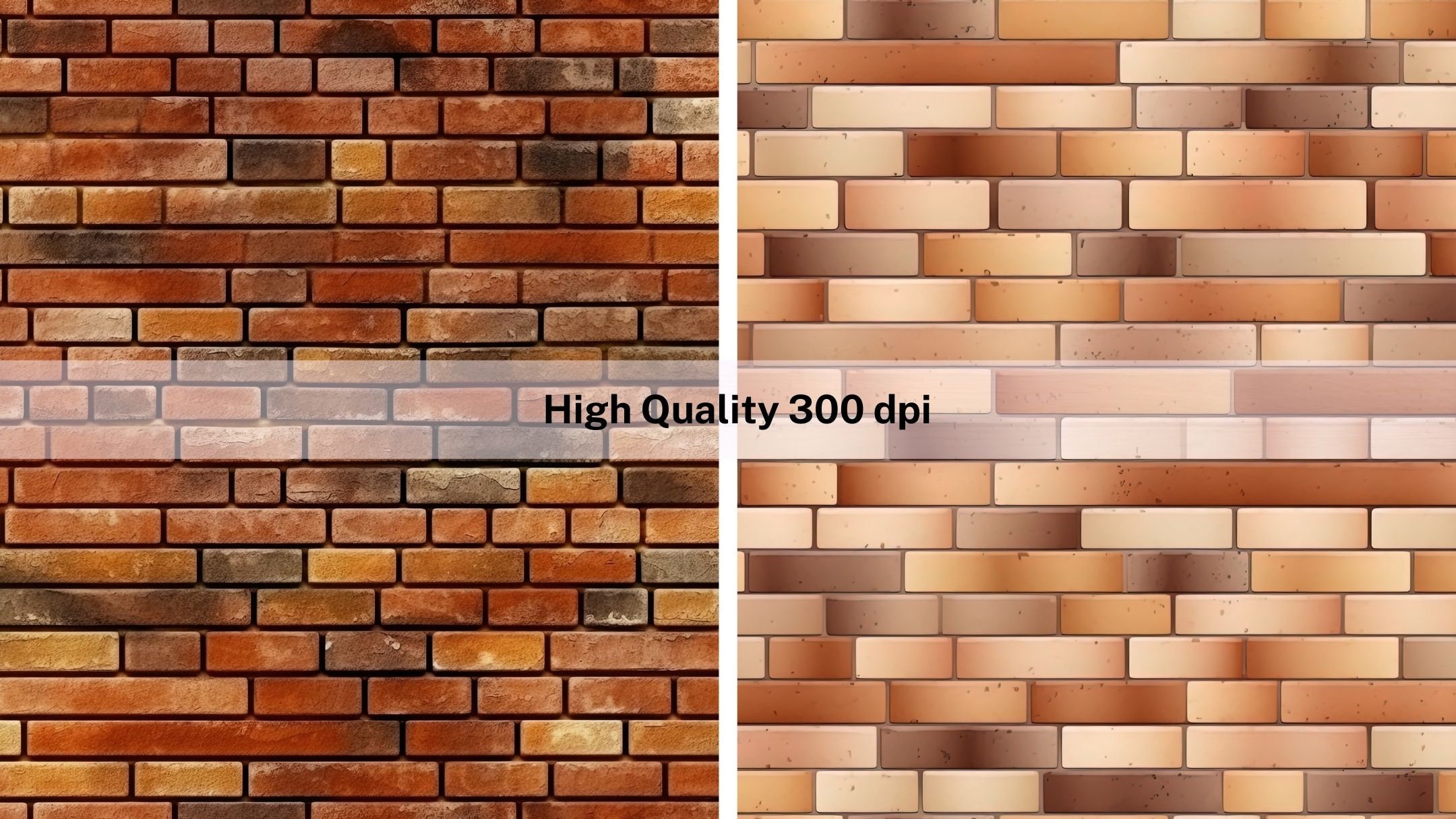 Seamless Brick Wall Texture Digital Paper, Brick Wall Backgrounds ...