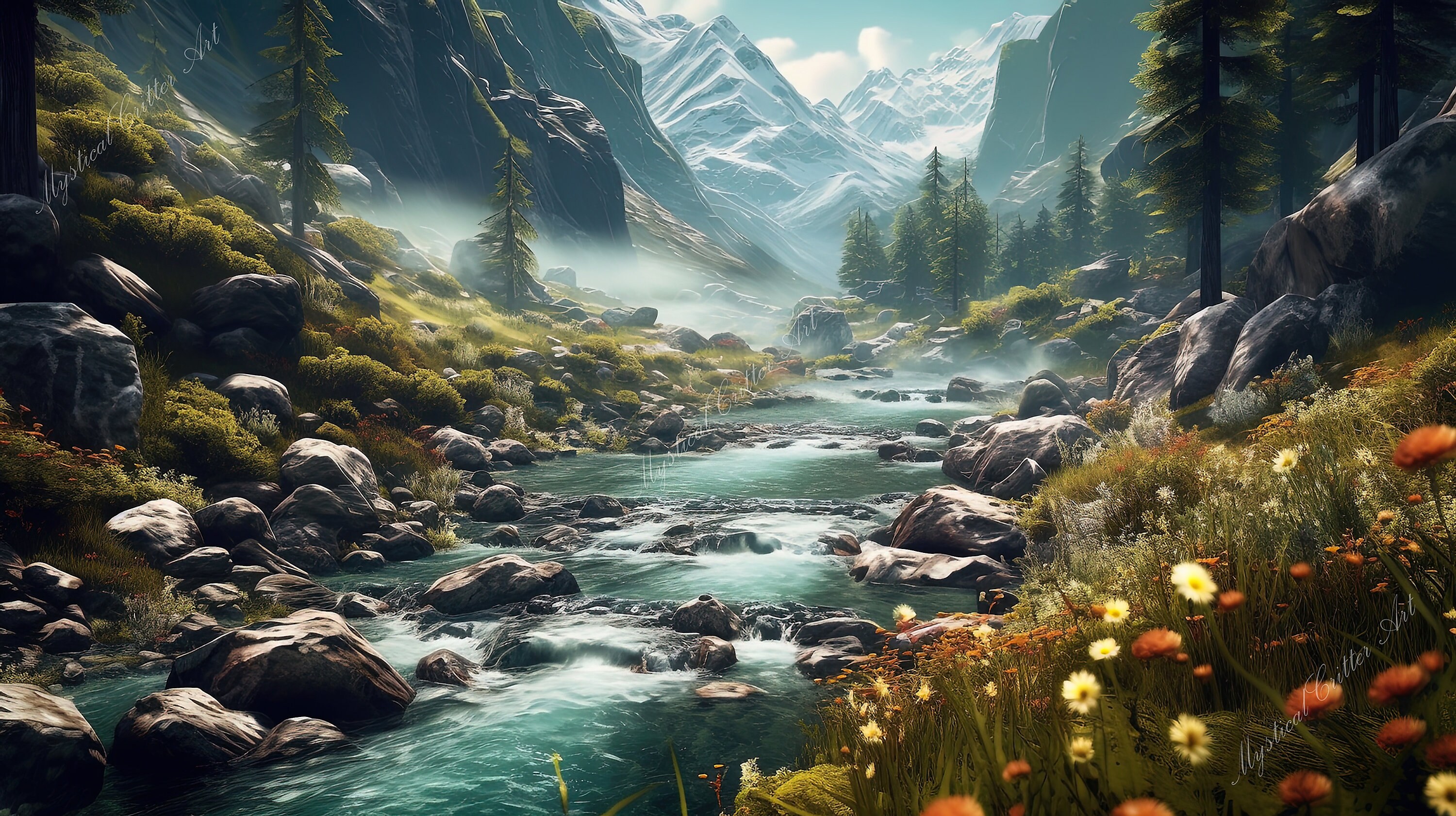 Magical Backgrounds Vol. 4 Fantasy Computer Wallpaper, Landscape ...