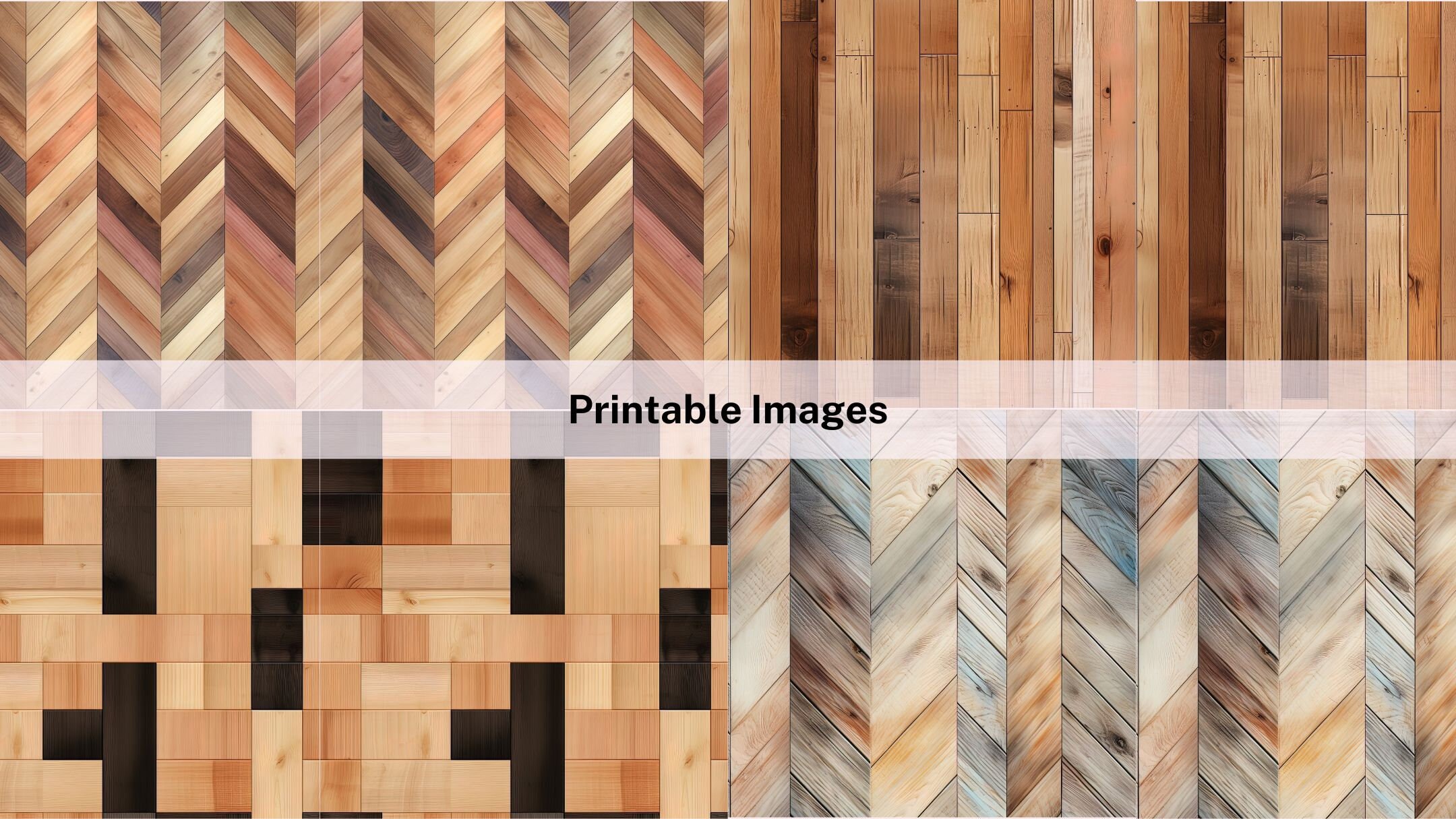 Seamless Mixed Wood Texture Digital Paper Rustic Wood Plank - Etsy