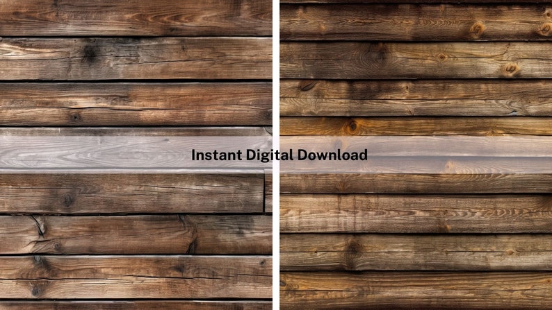 Seamless Dark Wood Texture Digital Paper Rustic Wood Plank - Etsy