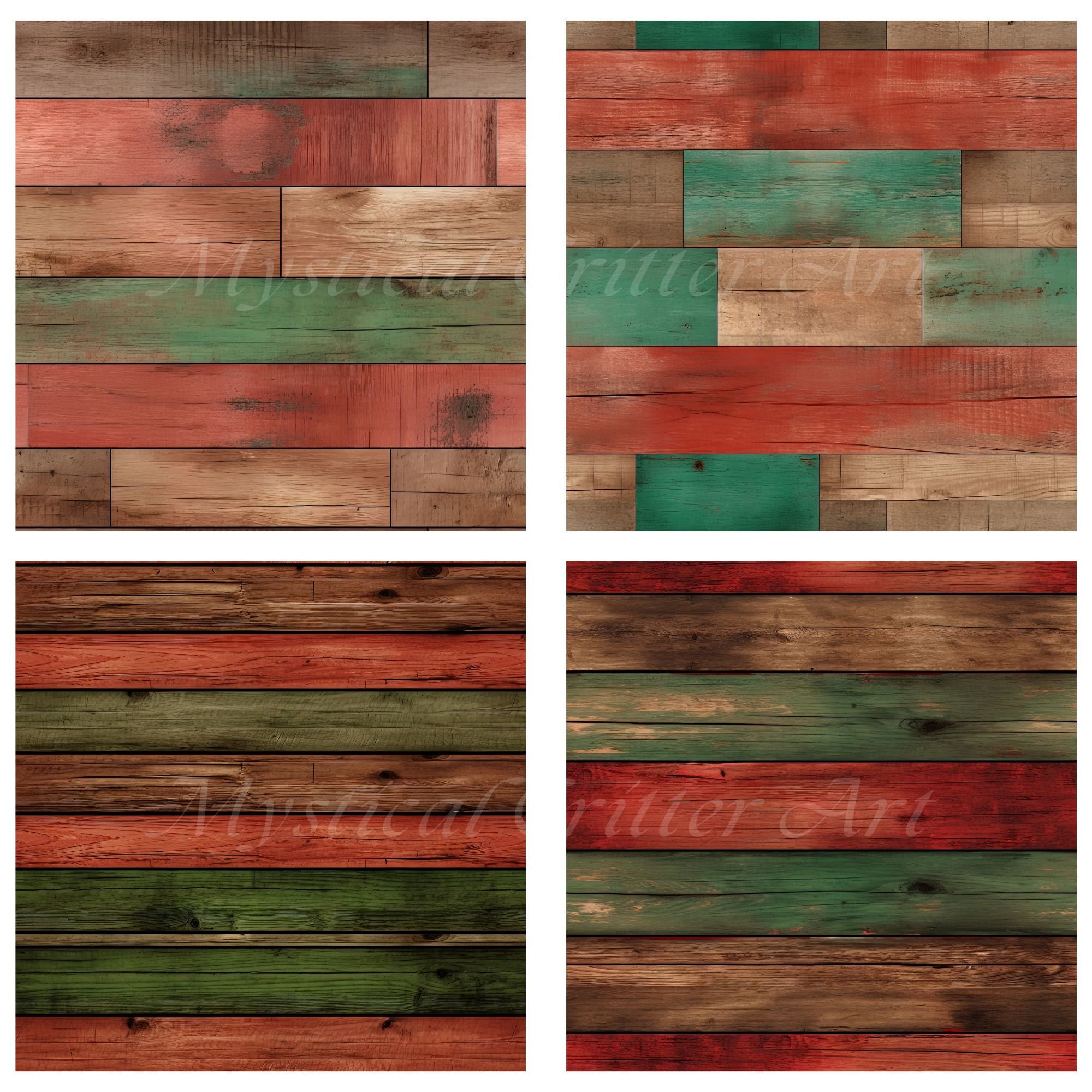 Christmas Wood Texture Digital Paper Rustic Wood Plank - Etsy