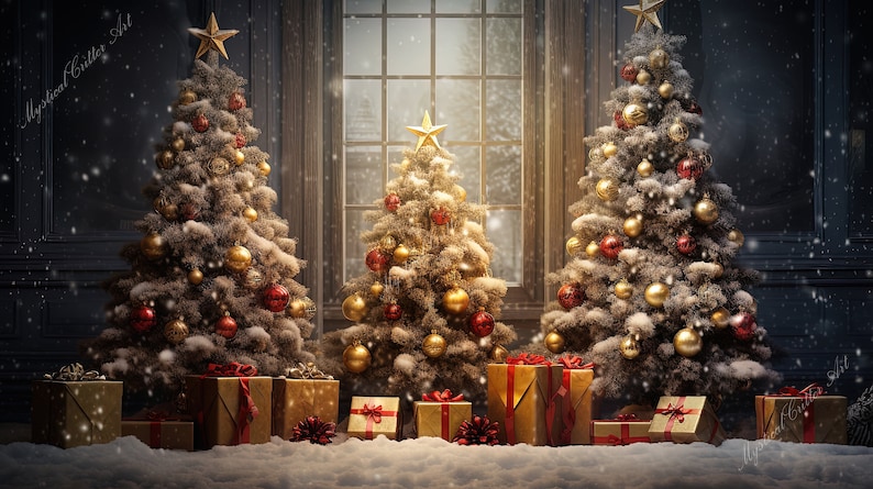 Christmas Tree Desktop Wallpapers, Festive Computer Backgrounds for ...