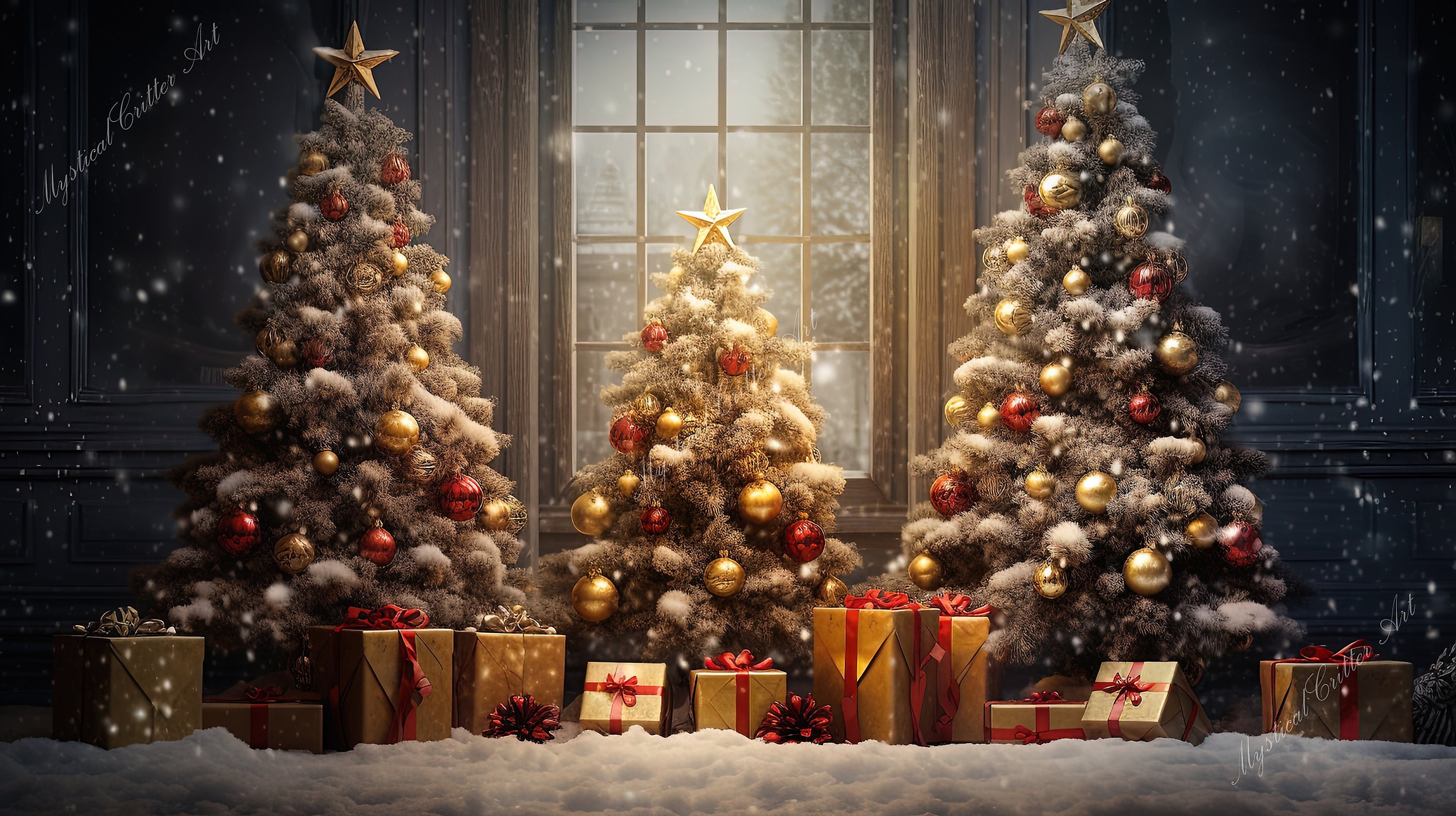 Christmas Tree Desktop Wallpapers, Festive Computer Backgrounds for ...