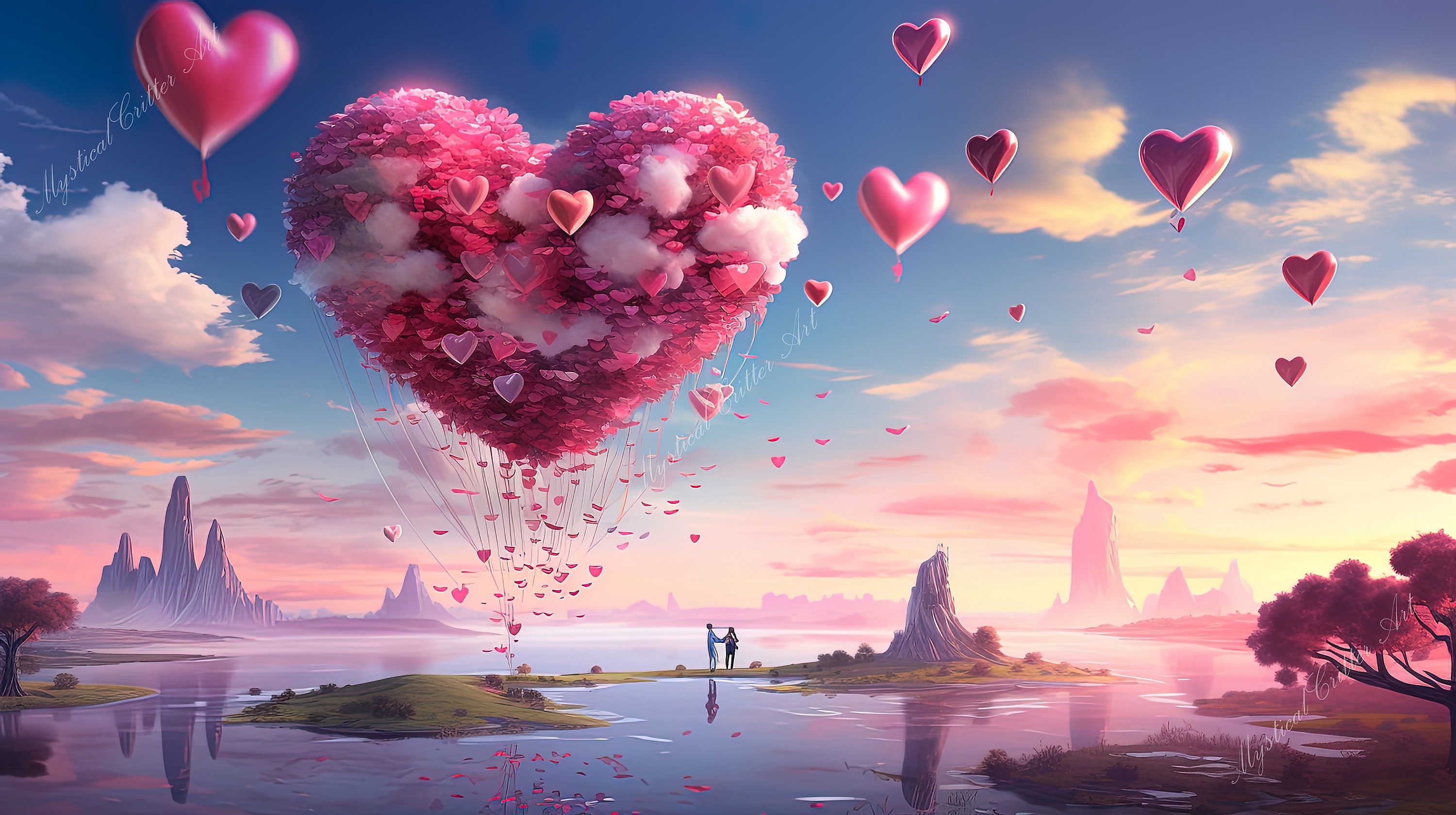 Fantasy Heart Desktop Wallpapers, Fantasy Heart Computer Backgrounds ...