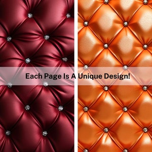 Diamond Tufted Digital Paper, Luxury Quilted Backgrounds Princess ...