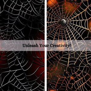 Spider Web Digital Paper Seamless Spider Web Pattern - Etsy