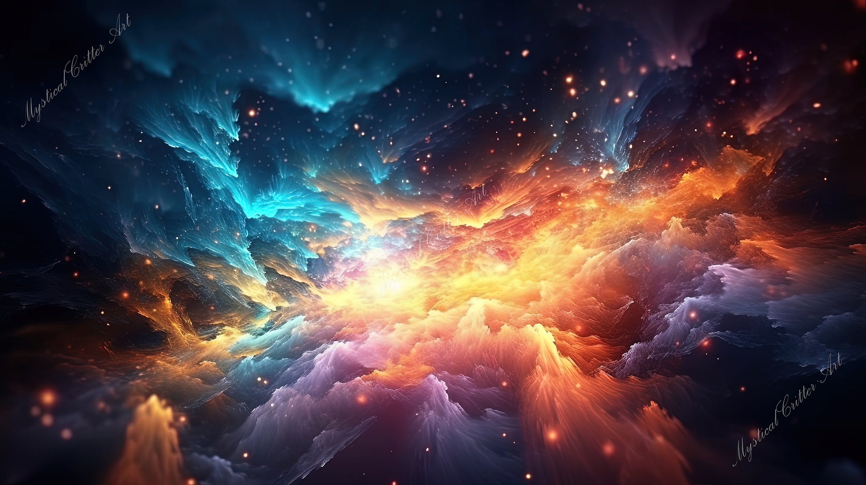 5 Fantasy Backgrounds, Computer Wallpaper, Digital Wallpaper, Desktop ...