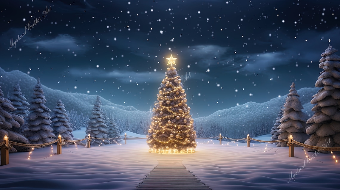 Festive Christmas Desktop Wallpapers Gorgeous Holiday Graphics for Your ...