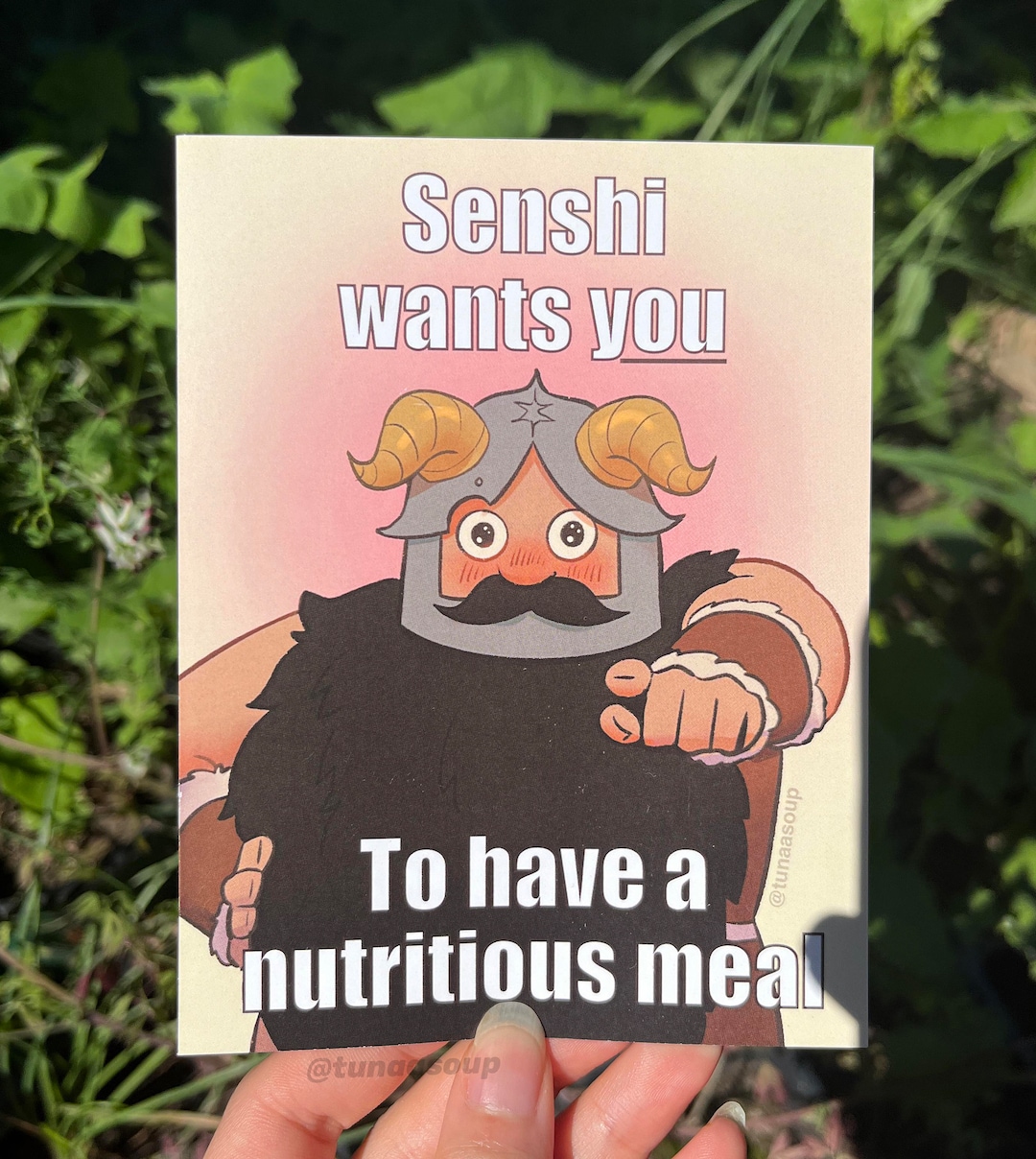 Senshi Wants You to Eat Postcard (dungeon Meshi) - Etsy