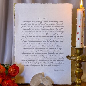 Twin Flame | Love Poem | A4 Poetry Print | Anniversary Gift - Etsy