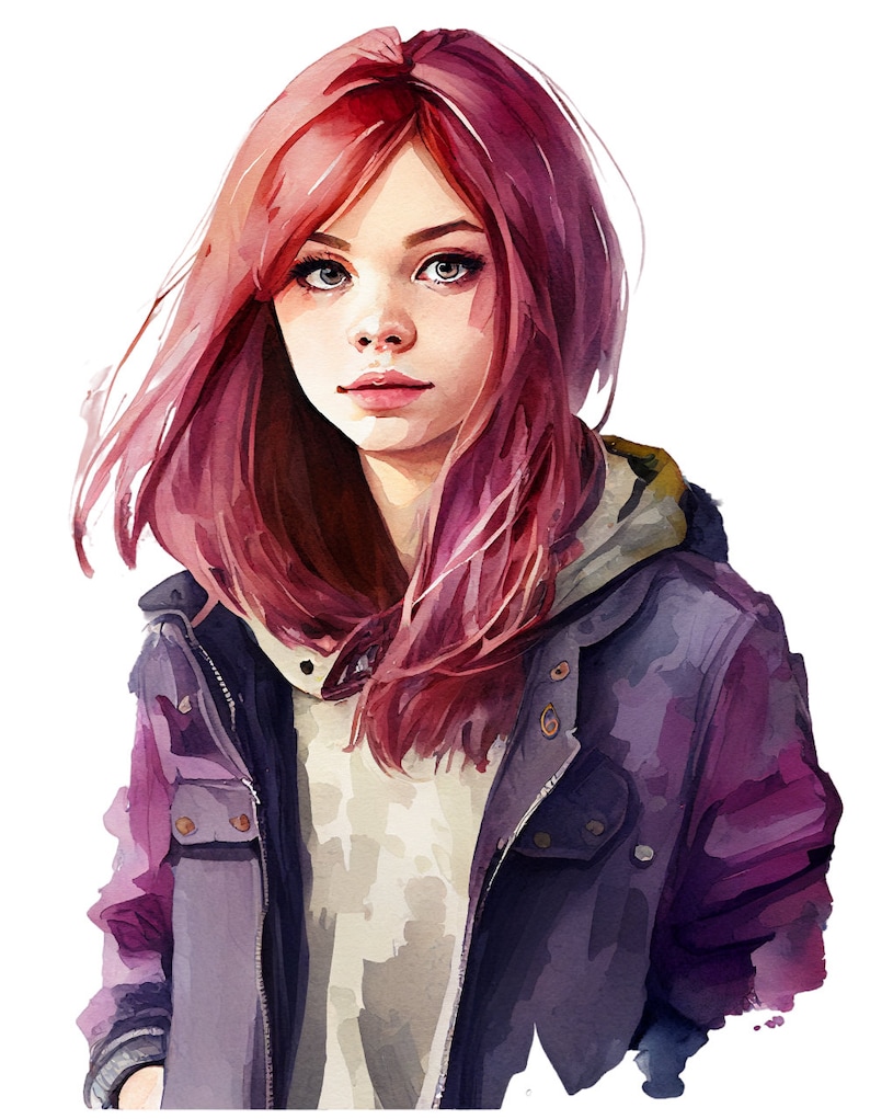 Teen Girls Clip Art - Set 2, 20 High Quality Pngs, Transparent ...