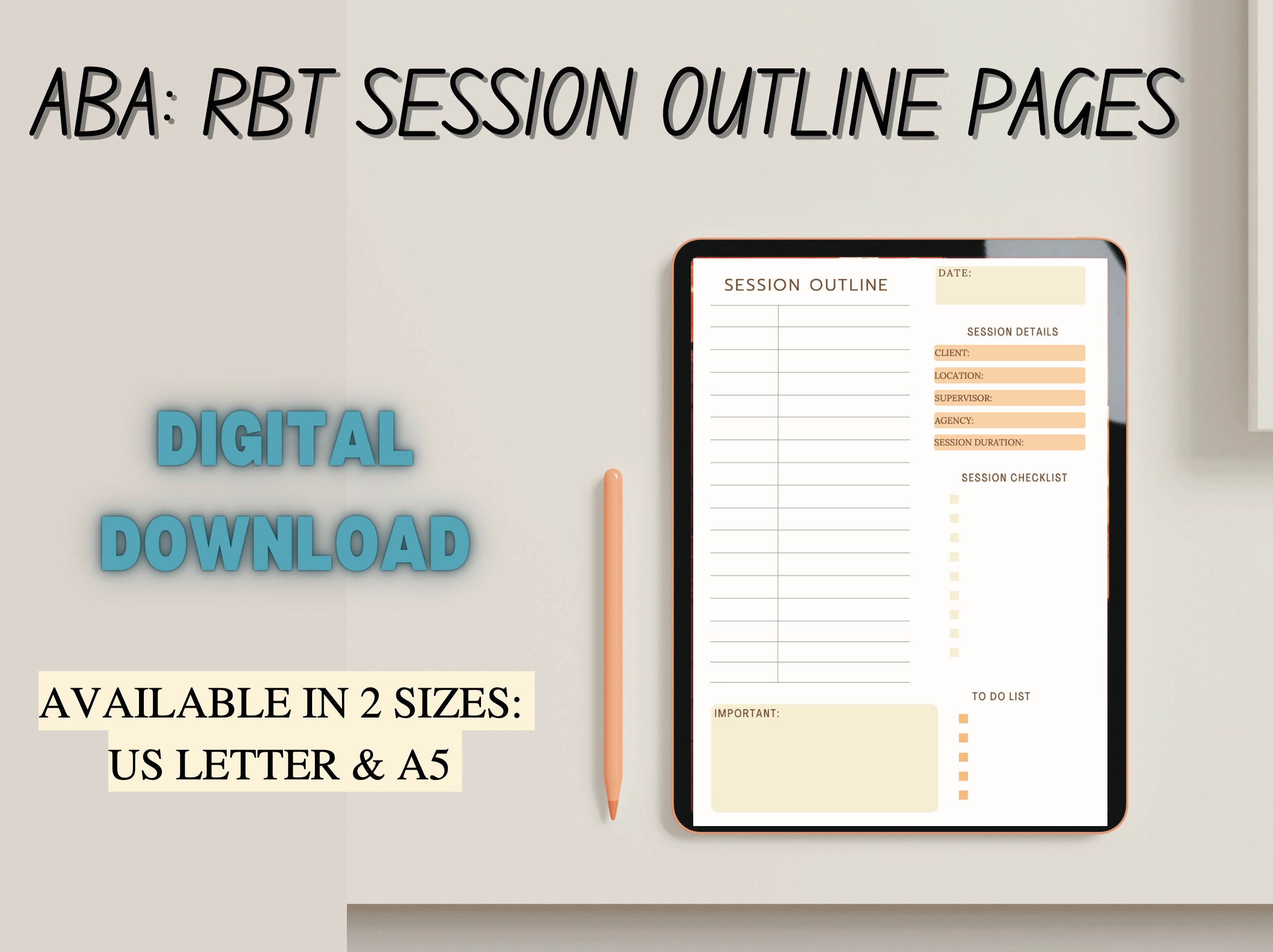 RBT Session Outline RBT Client Session Prep Behavior Technician ...