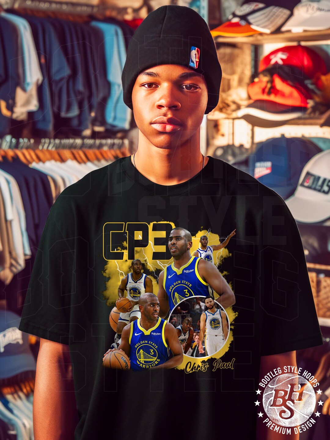 Chris Paul CP3 90s Bootleg Style Rap Shirt for Oakland Basketball Fan ...