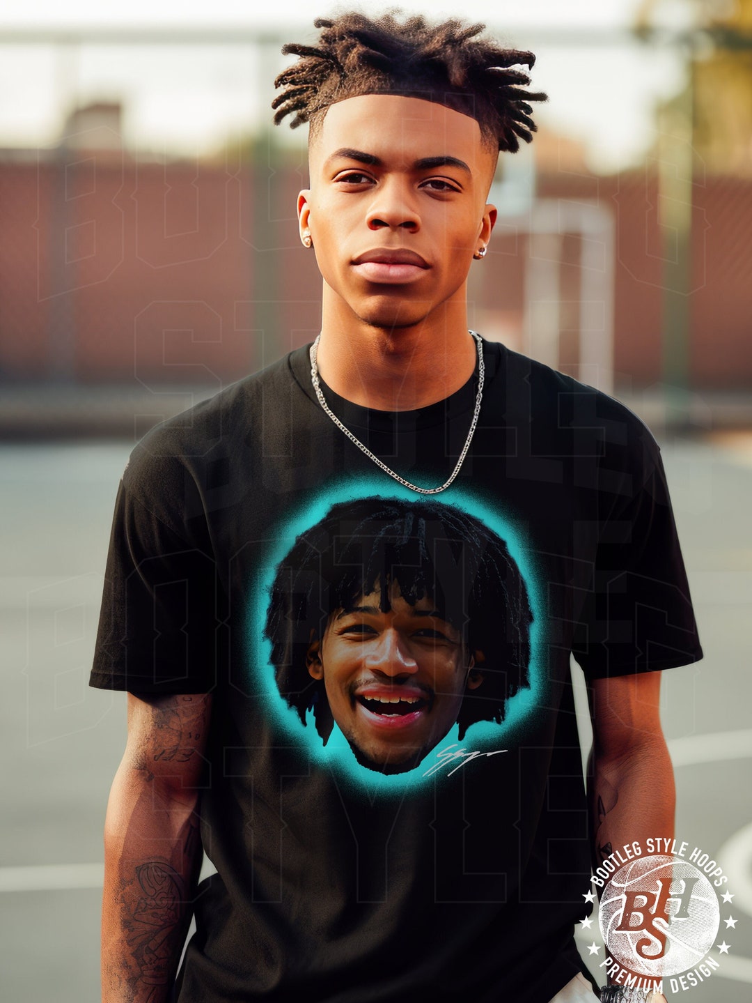 Shaedon Sharpe 90s Bootleg Style Big Head Rap Shirt for Portland ...