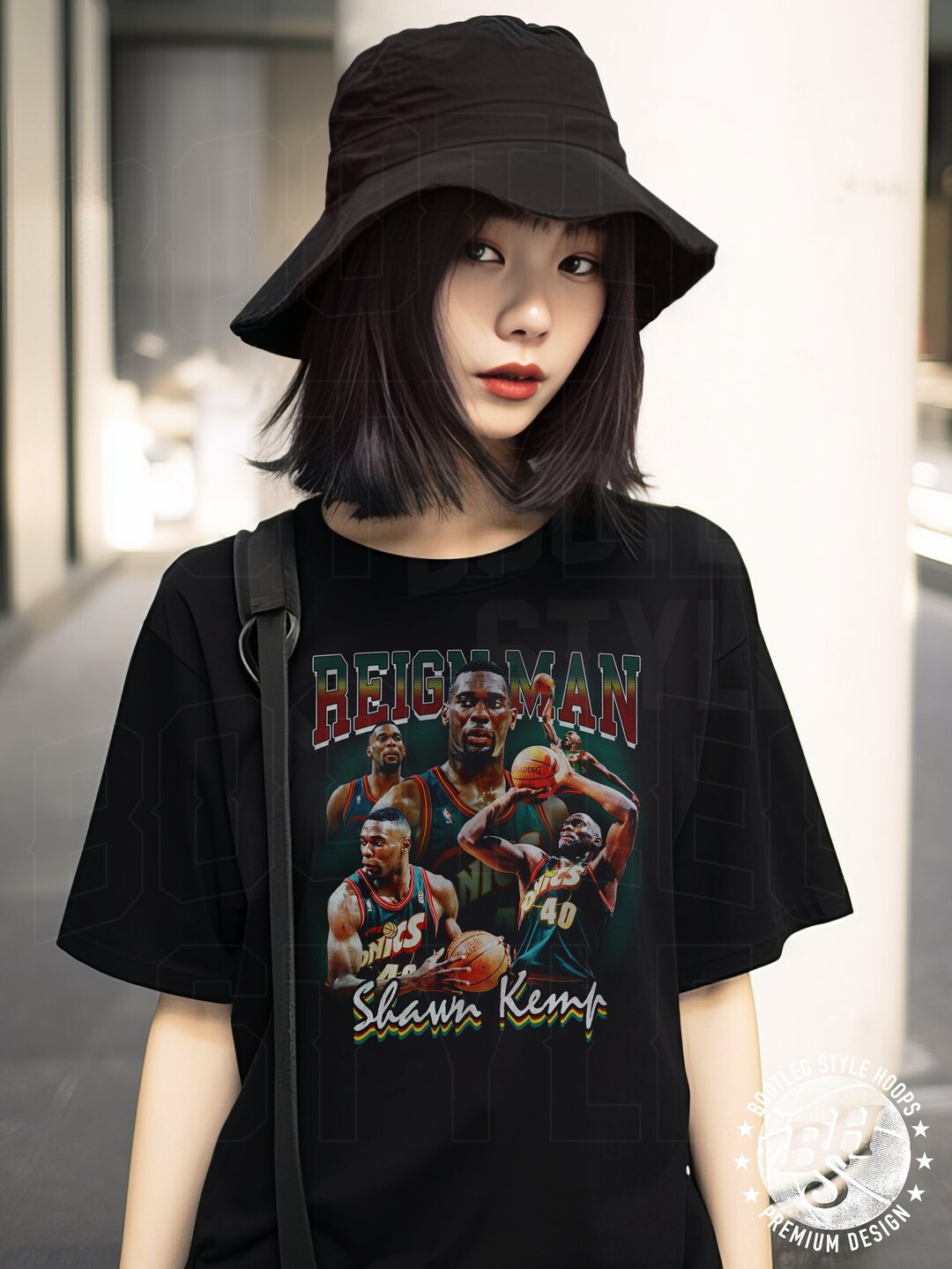 Shawn Kemp 90s Bootleg Shirt Shawn Kemp Vintage Basketball T-shirt Gift ...