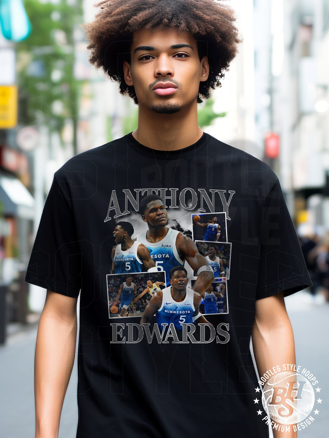 Camisa de Anthony Edwards, regalo para los fanáticos del baloncesto de ...