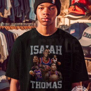 Isaiah Thomas Shirt for Men Women Vintage Basketball Shirt Bootleg T ...