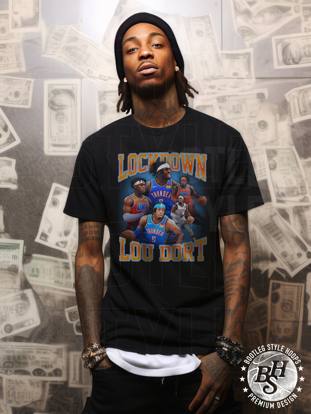 Lugentz Dort camisa pirata de los años 90 Lou Dort camiseta de ...