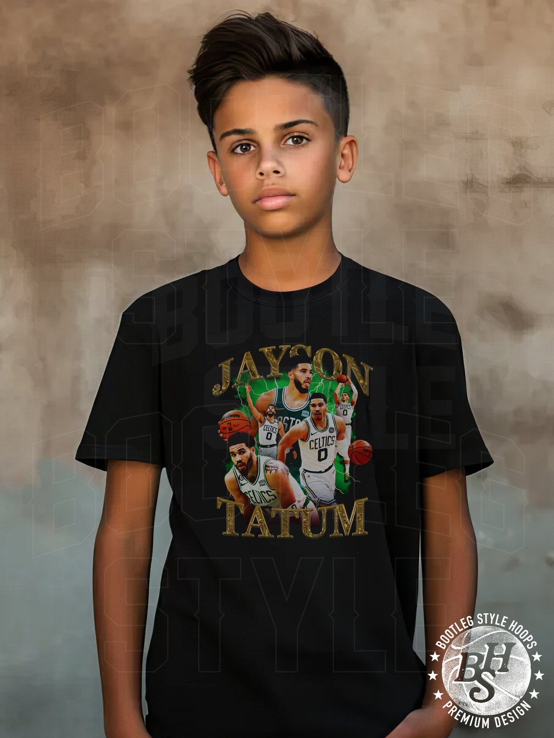Jayson Tatum Shirt Youth Boy Girl 90s Vintage Bootleg Style Rap ...