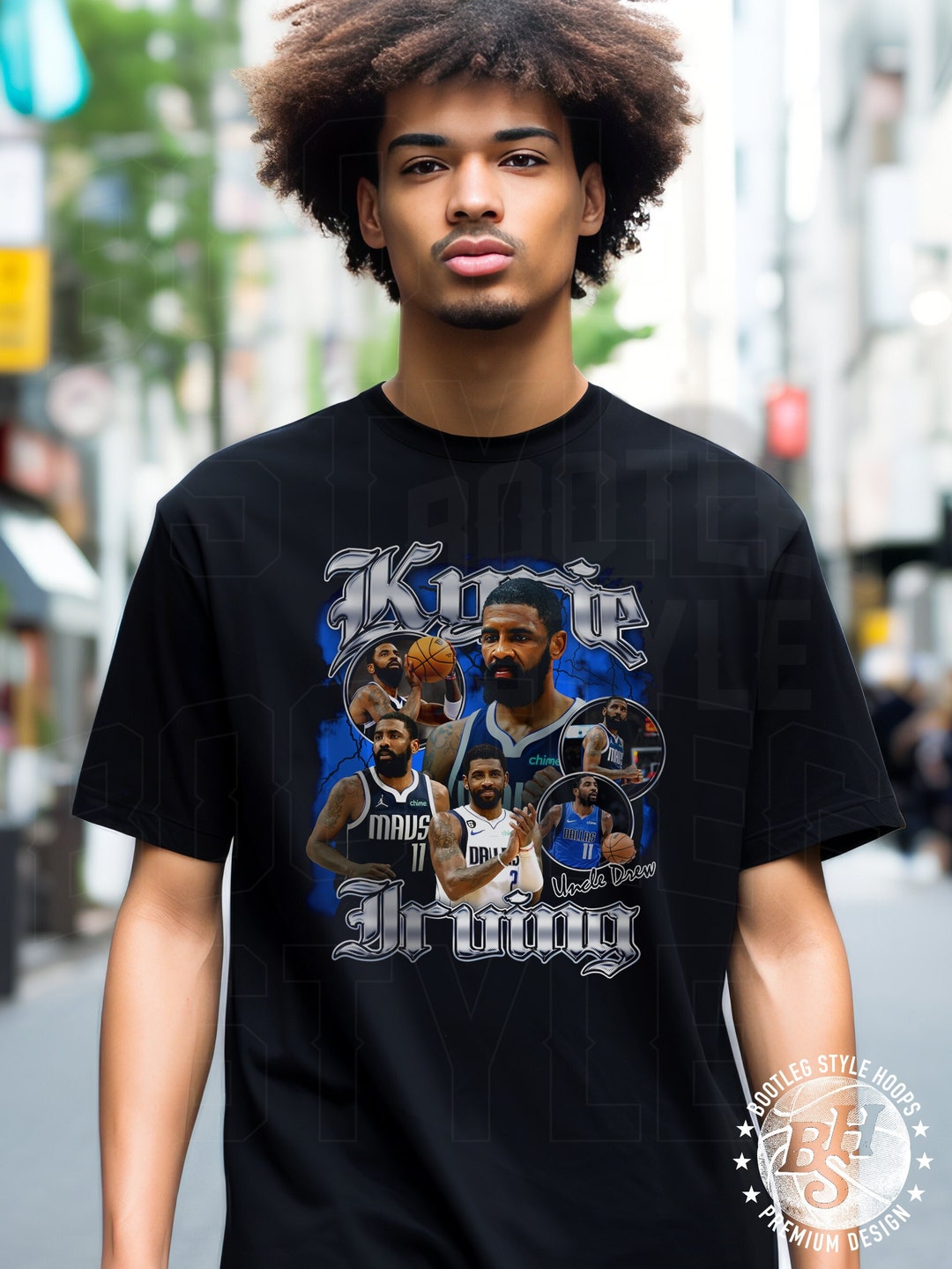 Kyrie Irving Shirt 90s Bootleg Style Graphic Rap Tee for Men Women ...