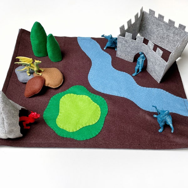 Felt Play Mat - Etsy
