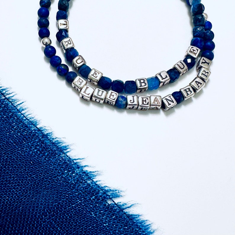 True Blue Best Friend Friendship Bracelet, Bridal Party Jewelry Gift ...