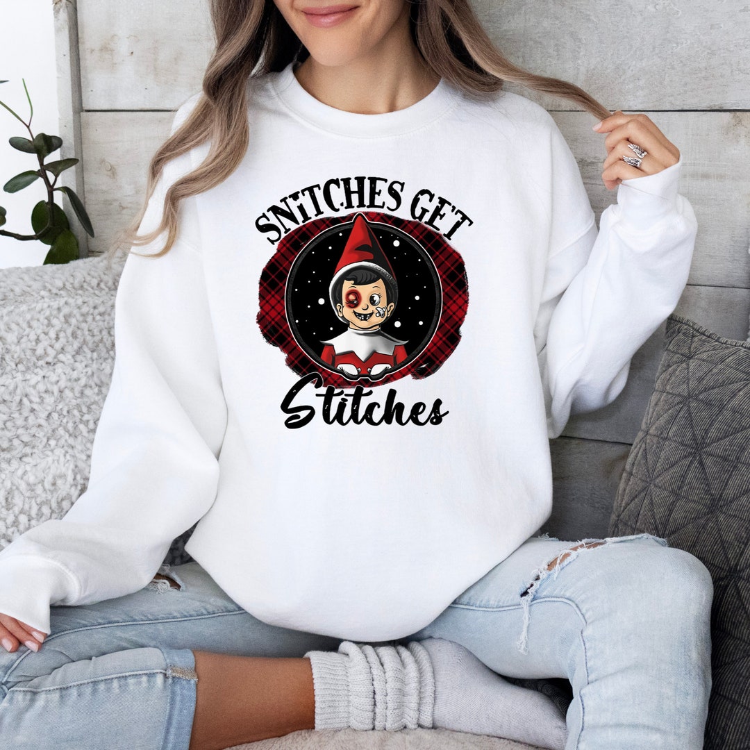Snitches Get Stitches Crew Neck - Etsy