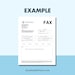Medical Fax Cover Sheet for Health Care Office Printable Digital ...