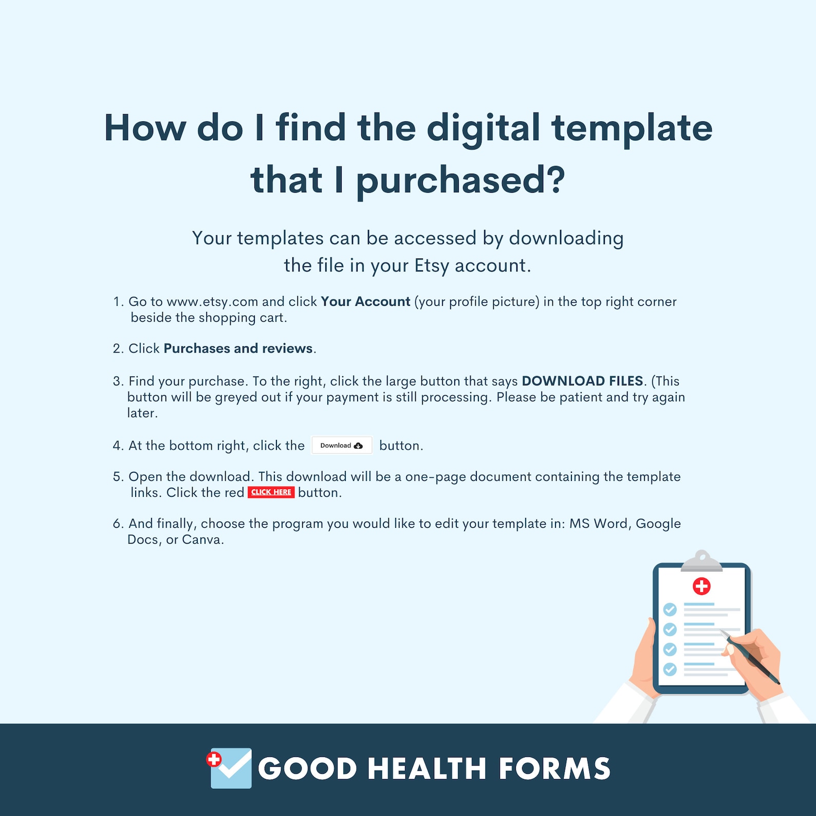 Patient Referral Form Template for Medical or Health Care Office ...