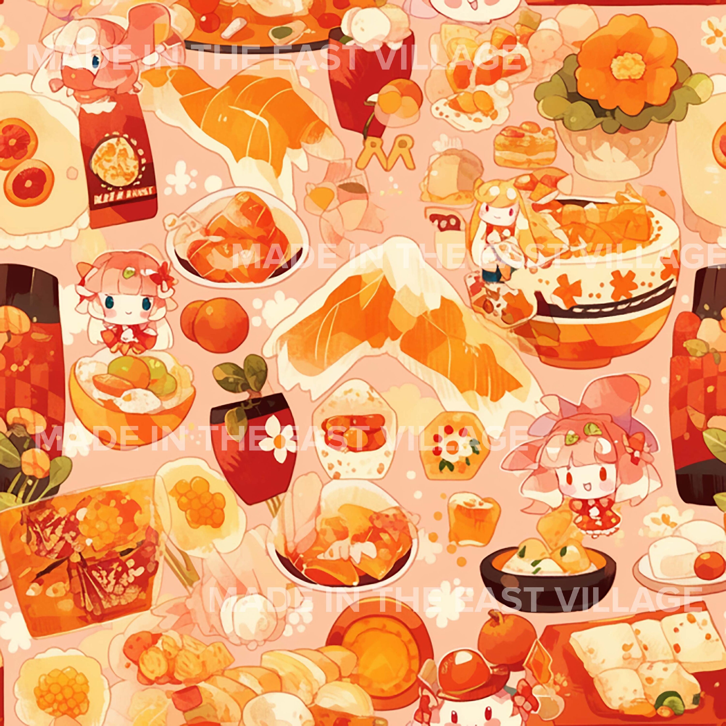 Anime Digital Seamless Patterns: Unique Designs for - Etsy