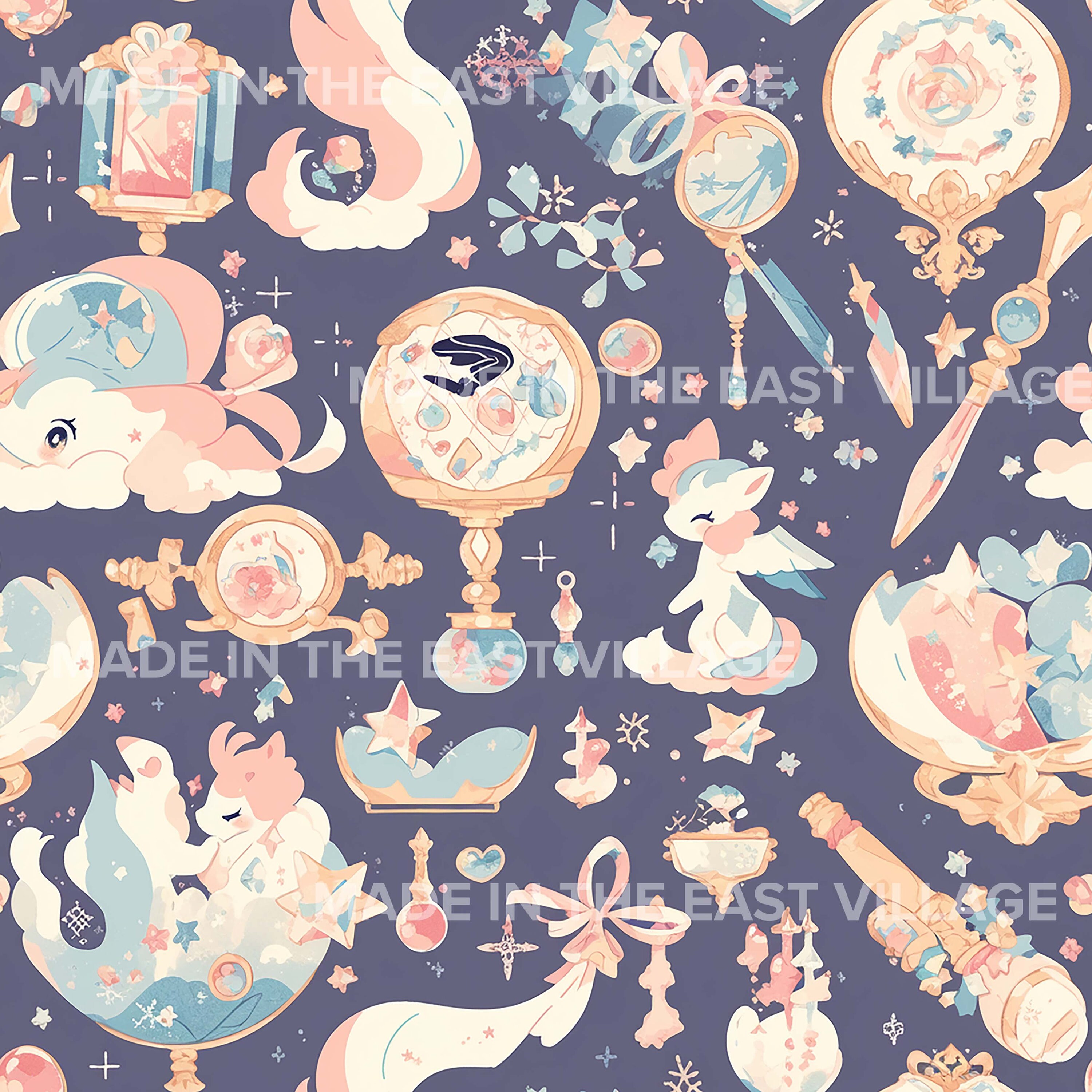 Anime Digital Seamless Patterns: Unique Designs for - Etsy