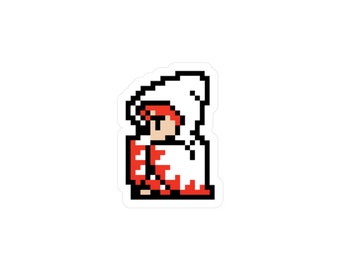 WHITE MAGE No. 2 From Final Fantasy 8 Bit Sprite Vinyl Decal Classic ...