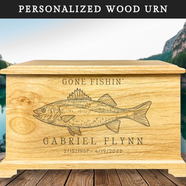 Fishing Urns for Human Ashes - Etsy