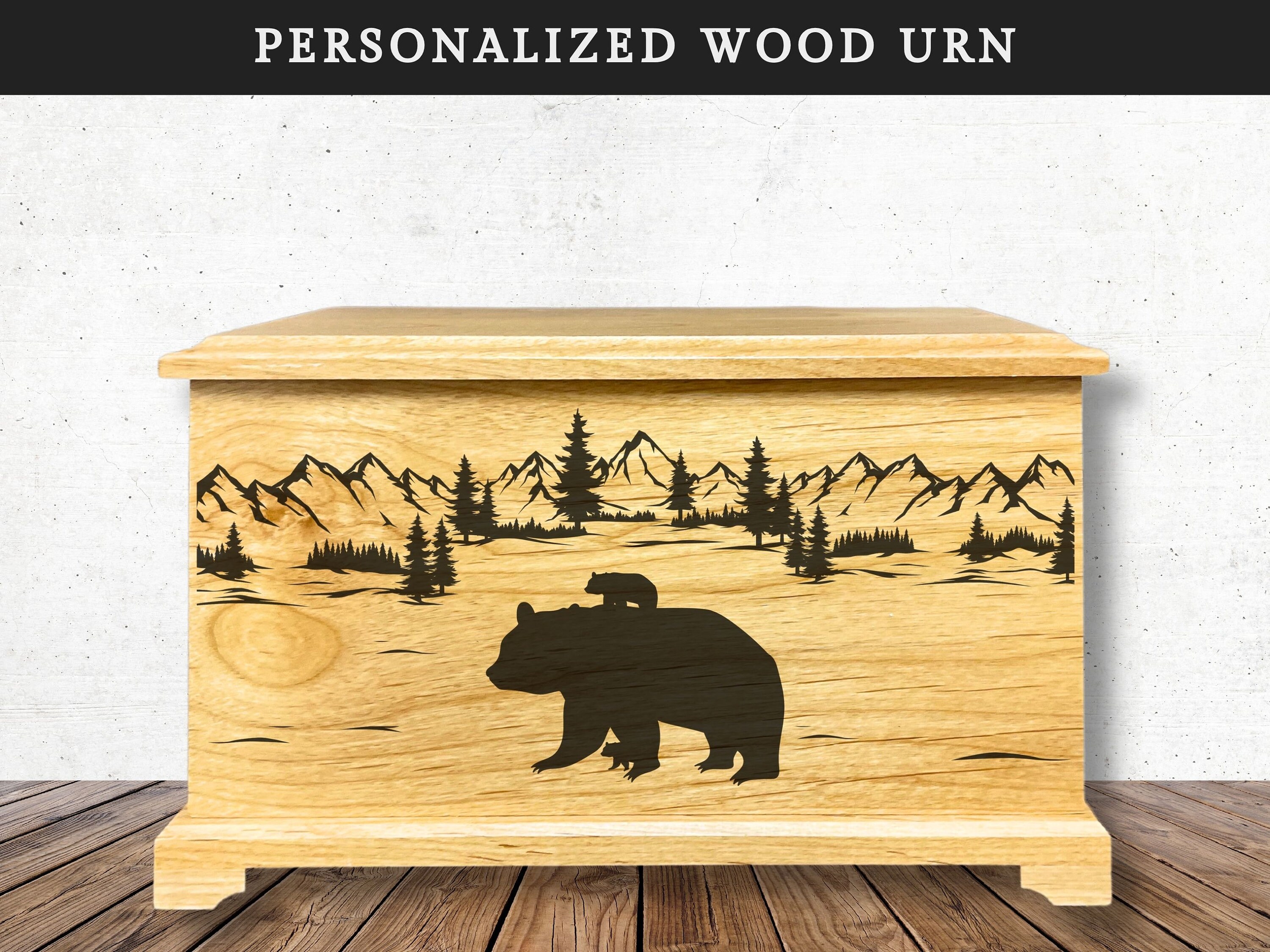 Custom Mountain Urn Camping Mountain Urn Bear Mountain Urn Mountain ...